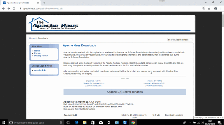 Instalar servidor Apache en Windows - Bien explicado